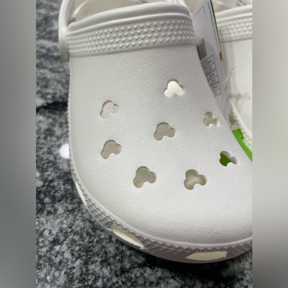 CROCS | Shoes | Disney Parks Mickey Ears Crocs Classic White M6w8 ...